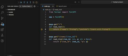 How To Debug A Python Fastapi Using Vscode Pratap Sharma