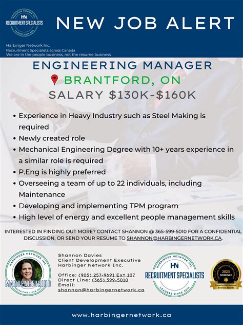 Calling All Peng In Manufacturing If This Role Looks Like A Role You