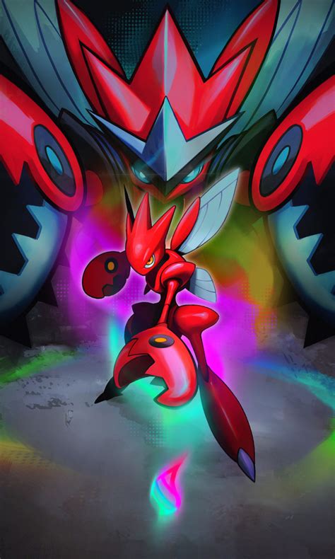 Atmosgear Mega Scizor Scizor Creatures Company Game Freak Nintendo Pokemon Absurdres