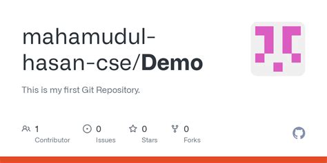 github mahamudul hasan cse demo this is my first git repository