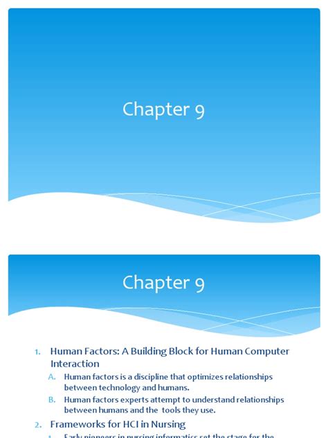 Chapter 9 Informatics Pdf Human Computer Interaction Usability