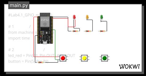 lab4 gpio status copy wokwi esp32 stm32 arduino simulator