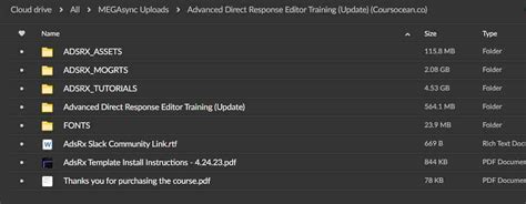 Advanced Direct Response Editor Training Update Coursocean