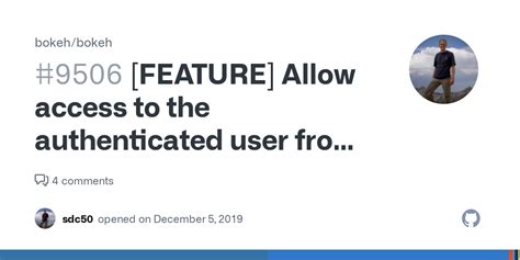 Feature Allow Access To The Authenticated User From Within An App
