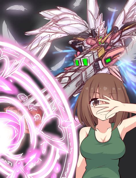 Yui Heero Yuy Wing Gundam Zero Custom And Yui Gundam And 3 More