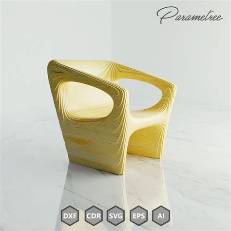 Parametric Chair Cuboid Design Dxf Files 3d Model Cgtrader