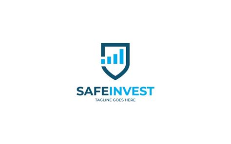 Shield Statistic Chart Logo Template Design Templatemonster