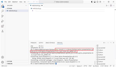 How To Install Spire Presentation For Python On Windows
