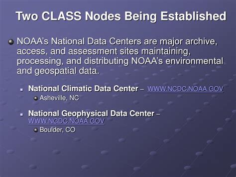 Ppt Noaas Comprehensive Large Data Array Stewardship System Class