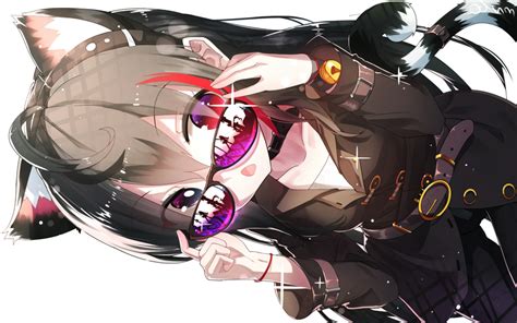 Anime Anime Girls Simple Background Simple Neko Ears Cat Ears Hd