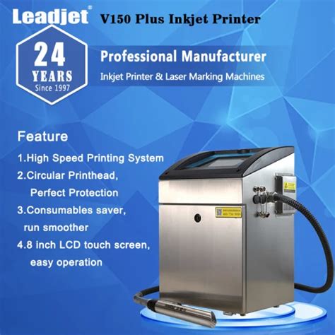 Cij Inkjet Printer Serial Number Printing Batch Expiry Date Coding