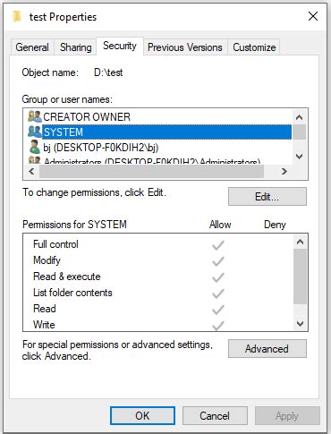 NTFS Vs Share Permissions Differences And How To Change Them MiniTool Partition Wizard
