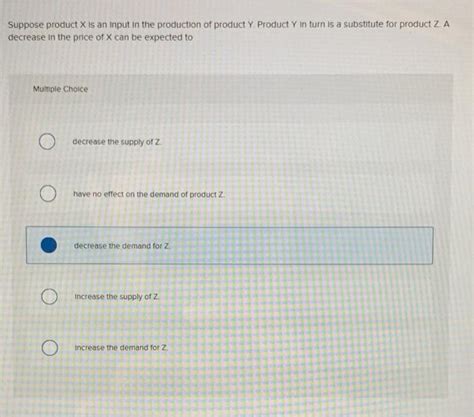 solved suppose product x is an input in the production of