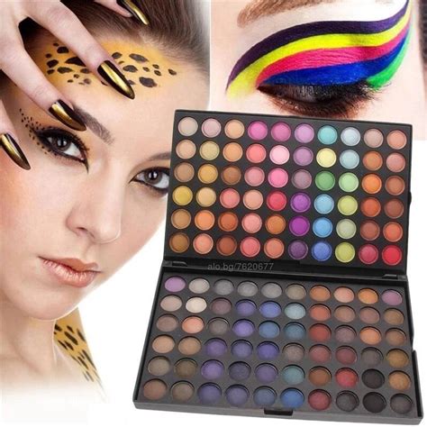 Професионална палитра сенки за очи 120 цвята Парфюмерия и козметични продукти Смолян Б