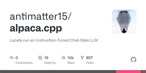 GitHub Antimatter Alpaca Cpp Locally Run An Instruction Tuned Chat Style LLM