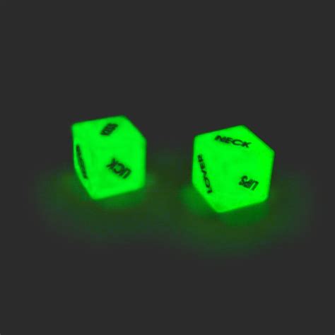 Love Dice Glow In The Dark Sex Love Game For Friends Couples Valentine