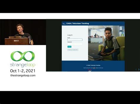 Strange Loop Conference Talk Software For Court Appointed Special Advocates From Strange Loop