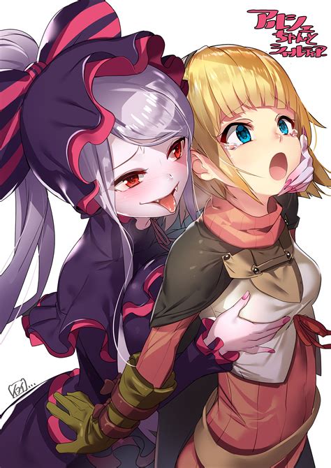 Shalltear Bloodfallen And Arche Eeb Rile Furt Overlord Drawn By
