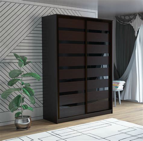 Шкаф купе ПШ 2 9 1148 вставка МДФ стекло