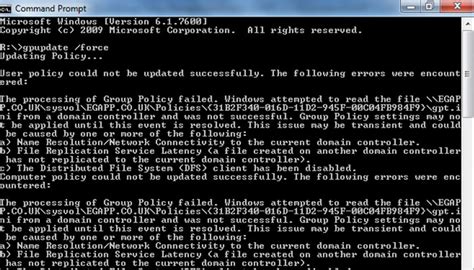 Fix The Processing Of Group Policy Failed On Windows 10 100 Working Wingeek