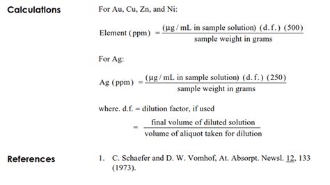 What Is The Formula To Calculate The Actual Results Of A Diluted And Digested Sample By Using