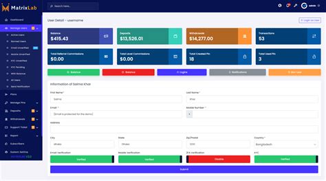 matrixlab multilevel matrix platform by viserlab codecanyon