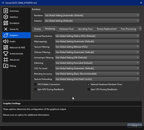 [bug] broken gfx in juiced [sles 53044] when using hw mode · issue 7673 · pcsx2 pcsx2 · github