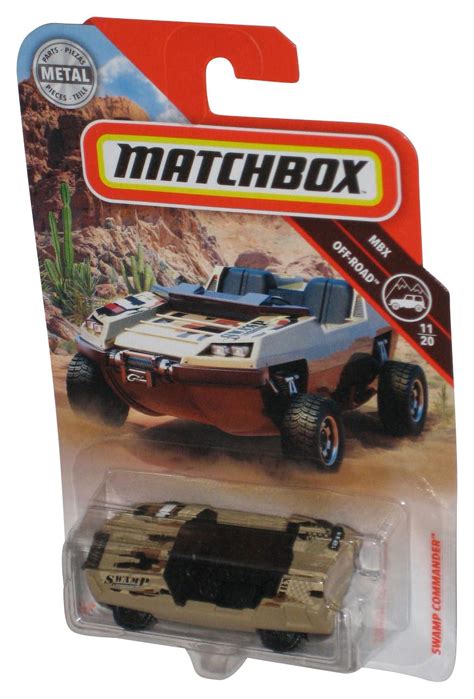 Matchbox Mbx Off Road 1120 2018 Tan Swamp Commander Toy 98125