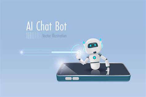 스마트 폰 터치 디지털 다운로드 바의 Ai 채팅 로봇 Ai 로봇 공학 및 챗봇 혁신 기술은 사람들의 라이프스타일과 전 세계 트렌드에 영향을 미칩니다 3d 벡터 3차원 형태에