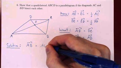 Geometric Vectors Problem 4 Youtube