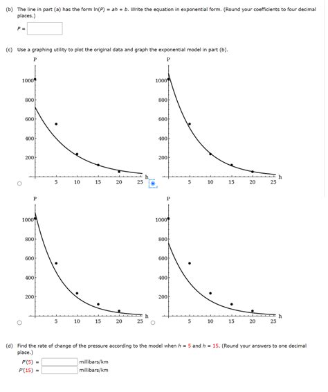 Solved A Use A Graphing Utility To Plot The Points Chegg