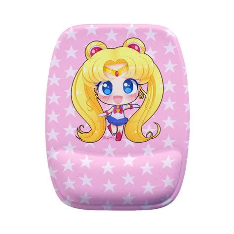 Mouse Pad Ergonomico Sailor Moon Estrelas Anime Submarino