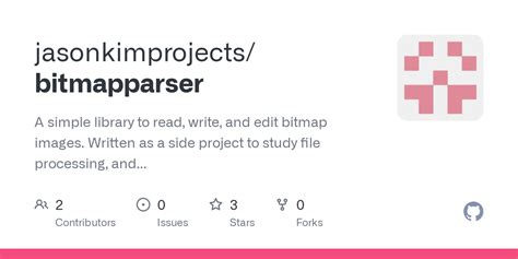 GitHub Jasonkimprojects Bitmapparser A Simple Library To Read Write