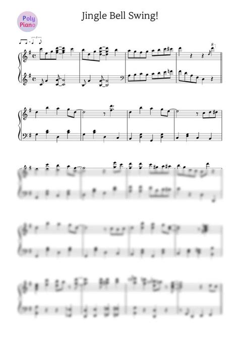 악보 Jingle Bells 징글벨 재즈버전 By 폴리피아노