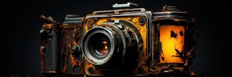 Premium Ai Image Abstract Photo Of Analog Camera Banner