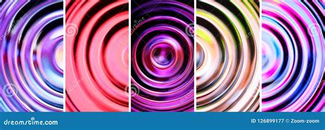 Abstract Backgrounds With Defocused Concentric Circles Stock Image Image Of Colors Glitter
