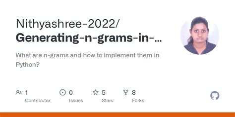 Issues · Nithyashree 2022generating N Grams In Python For Nlp · Github