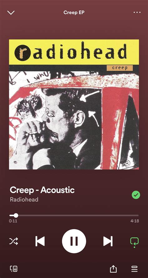 Radiohead Creep Radiohead Creep Square Punk Rock Goth Band T Shirt