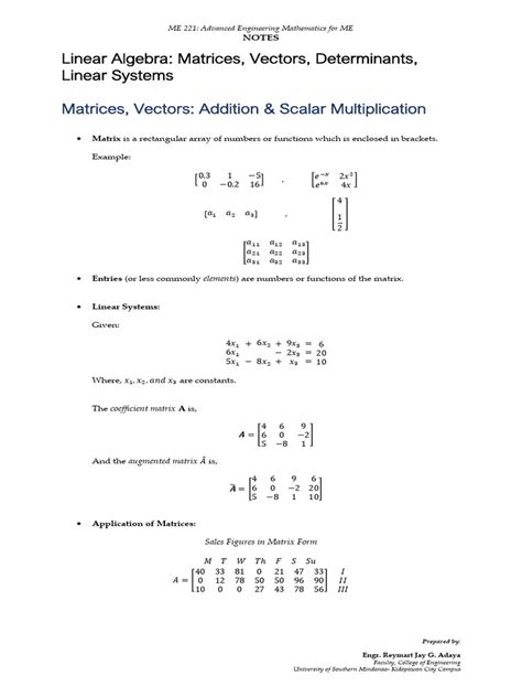 linear algebra matrices vectors determinants linear systems download free pdf matrix
