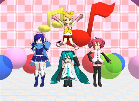 Mmd Chibi Girls By 123chocobo On Deviantart