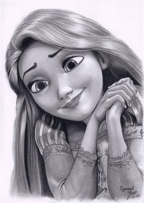 Drawings Of Rapunzel From Tangled