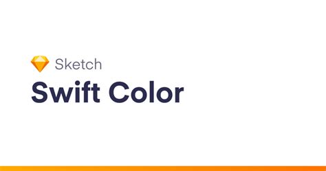 Swift Color Sketch Plugin Sketch Elements