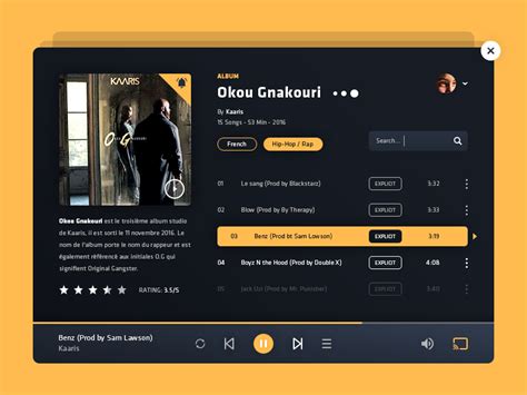Music Player Website Templates Free Download Free Templates Printable