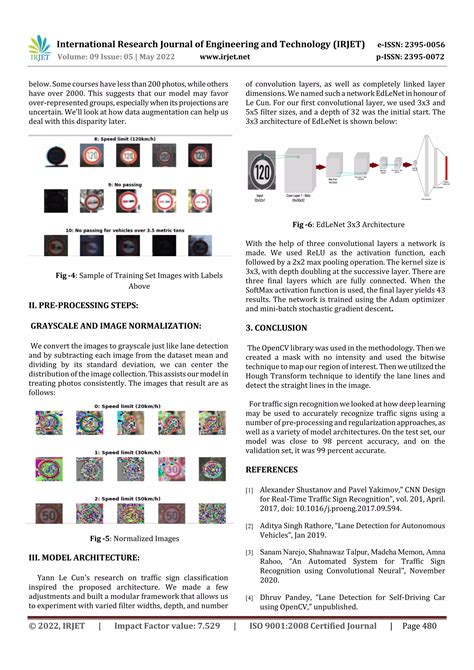 Lane Detection And Traffic Sign Recognition Using Opencv And Deep Learning For Autonomous
