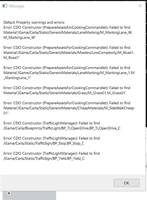 Carla Stops To Load Or Fails While Launching After Successful Execution