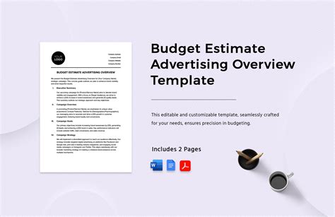Editable Budget Advertising Templates In Word To Download