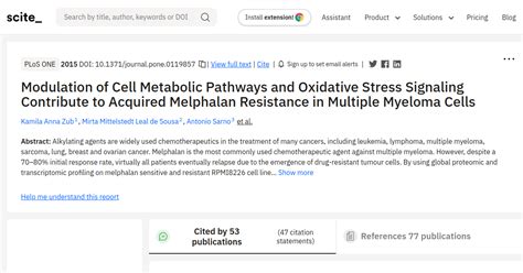 Modulation Of Cell Metabolic Pathways And Oxidative Stress Signaling Contribute To Acquired