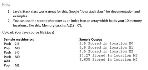 solved create a java program which implements a simple stack