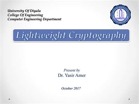 my light weight cryptography 2023 pptx