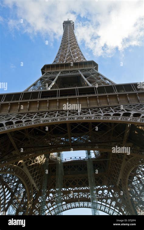 Eiffel Tower Details Paris France Stock Photo Alamy